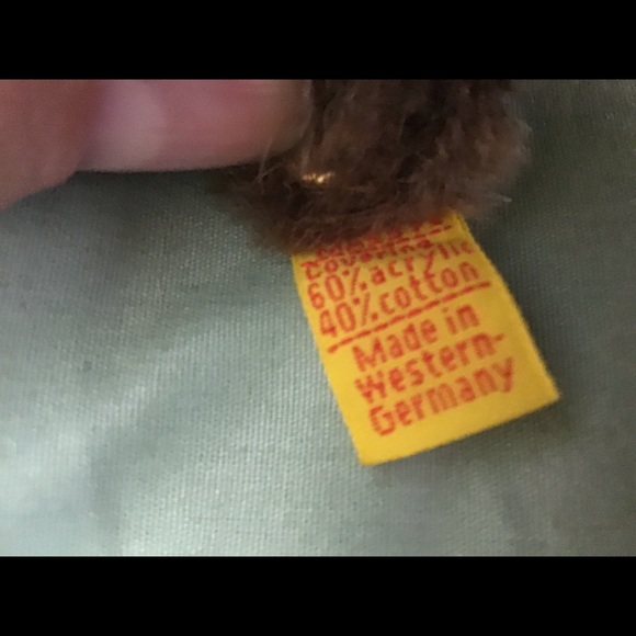 steiff | Other | Steiff Browny 985 144612ear Cloth Tags Euc | Poshmark